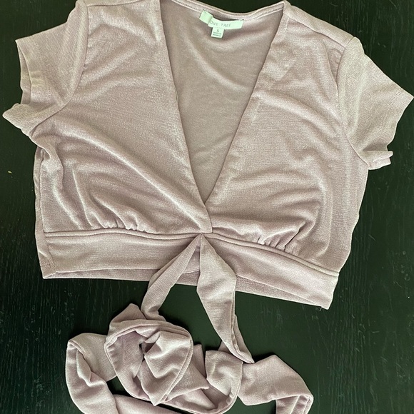Love Tree | Tops | Lilac Cropped Top | Poshmark
